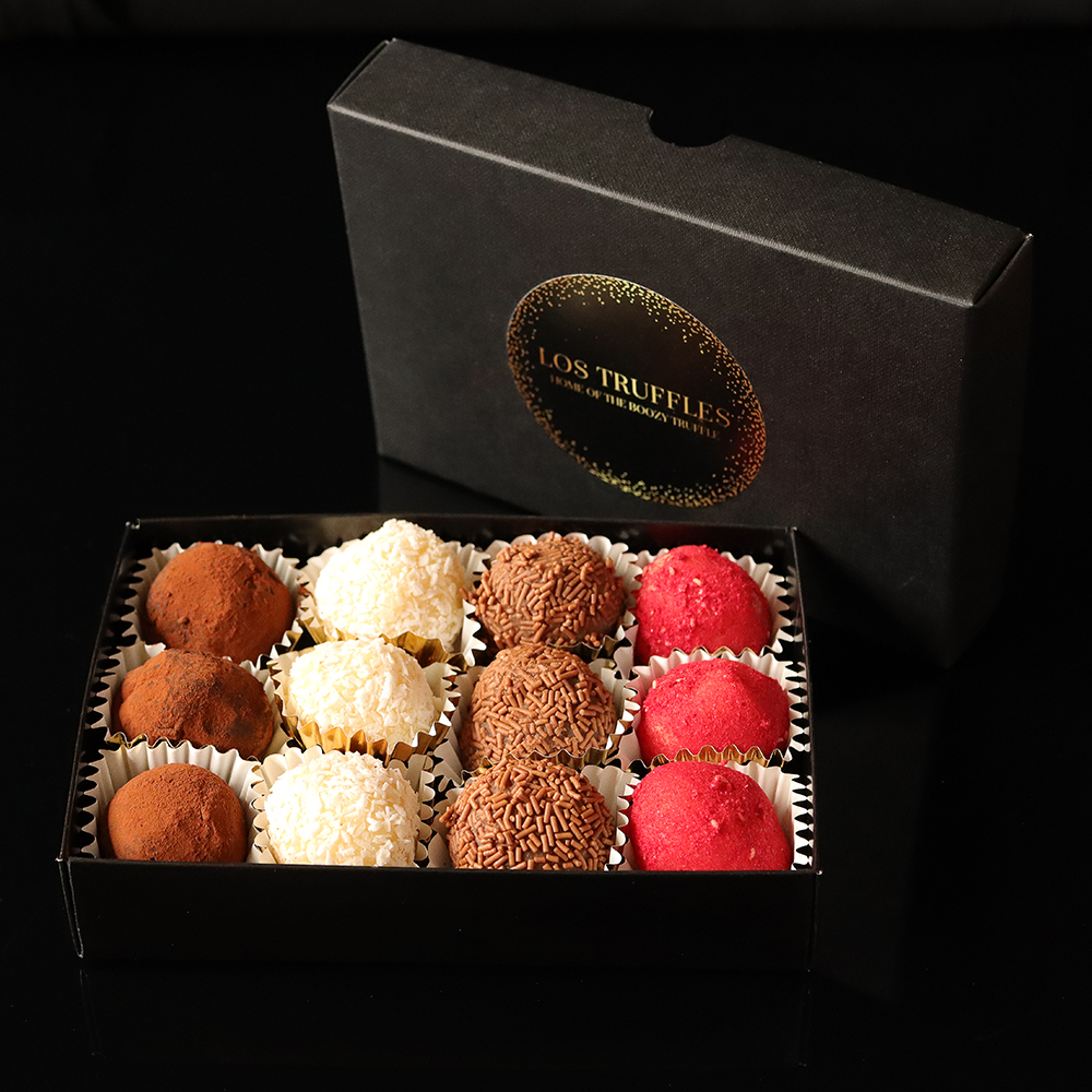 12 Choc Gift Box - Boozy Chocolate Truffles | Leigh-on-Sea, Essex